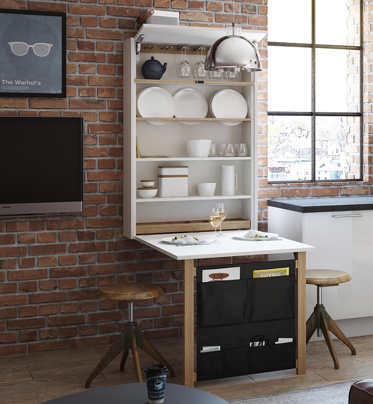 Wand-Klapptisch von EWE | Tischlerei Zögernitz